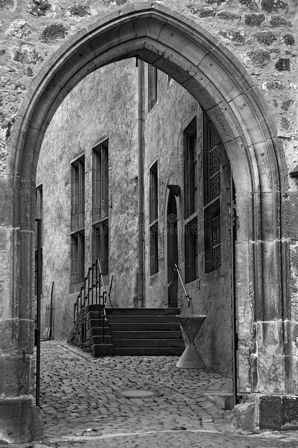 Old Stone Arch stock image. Image of germany, marburg - 1532545