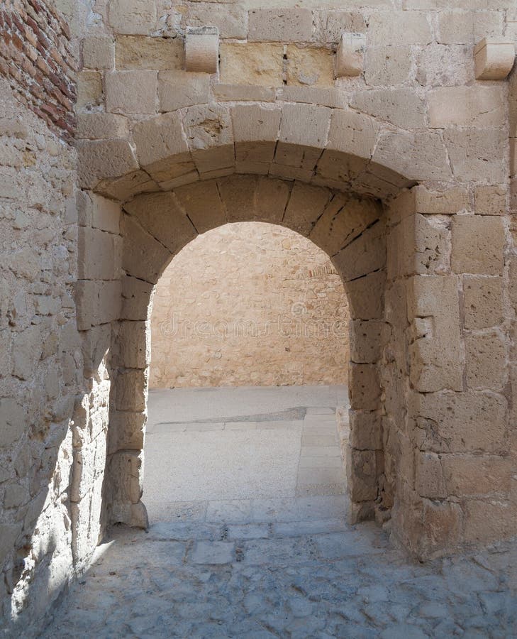 Old stone arch stock image. Image of entrance, antique - 167439255
