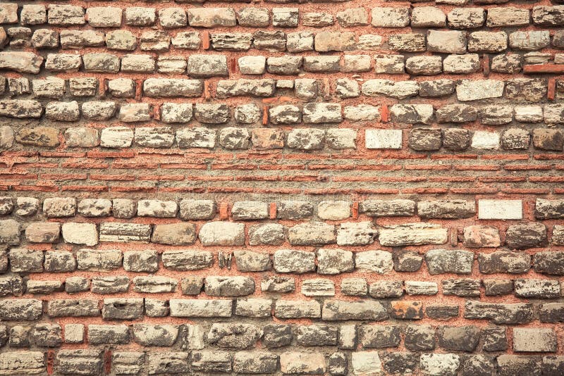 Old Stone and Brick Wall, Abstract Background Stock Image - Image of ...
