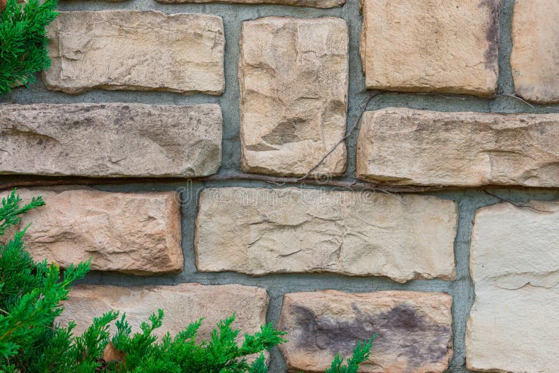 Old Stone Brick Wall Texture Background. Stock Photo - Image of ...