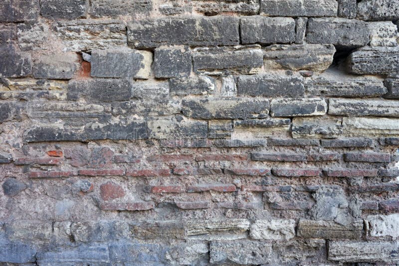 Old Stone Bricks Wall Texture Close Up Stock Photo - Image of material ...
