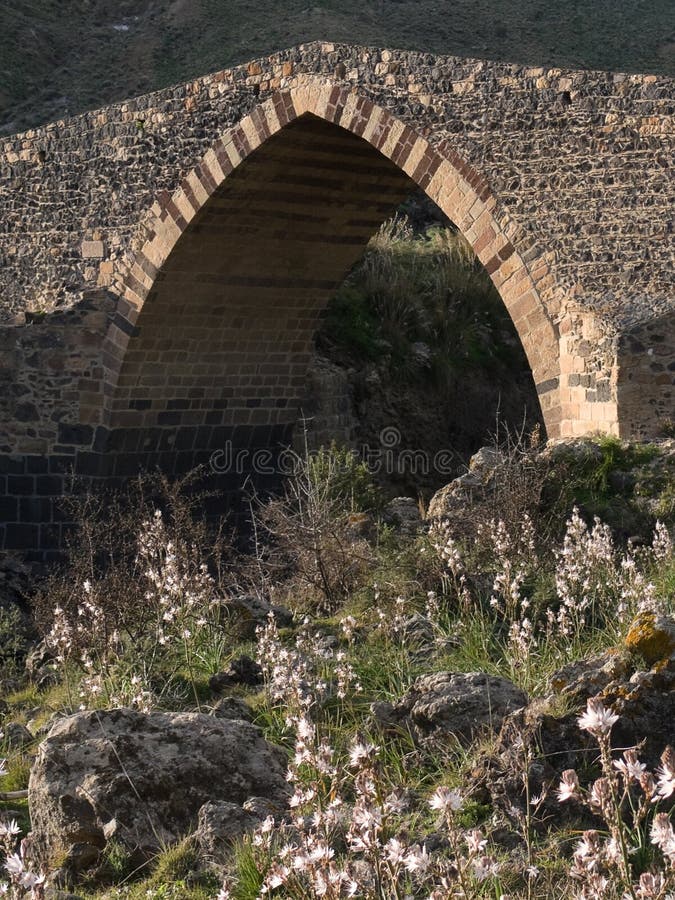 Old Stone Bridge stock image. Image of european, catania - 22575819