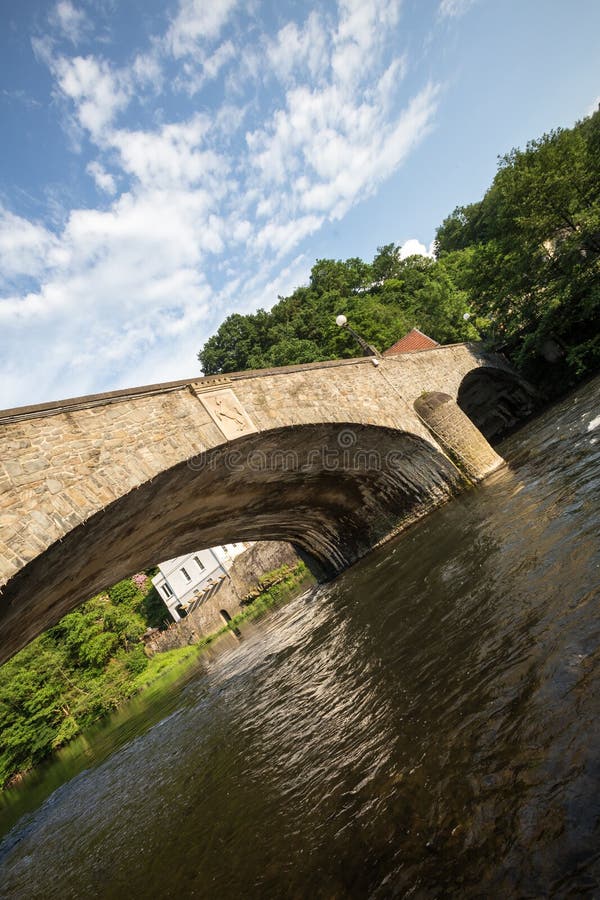 Old Stone Bridge Altena Germany Stock Photo - Image of forest ...