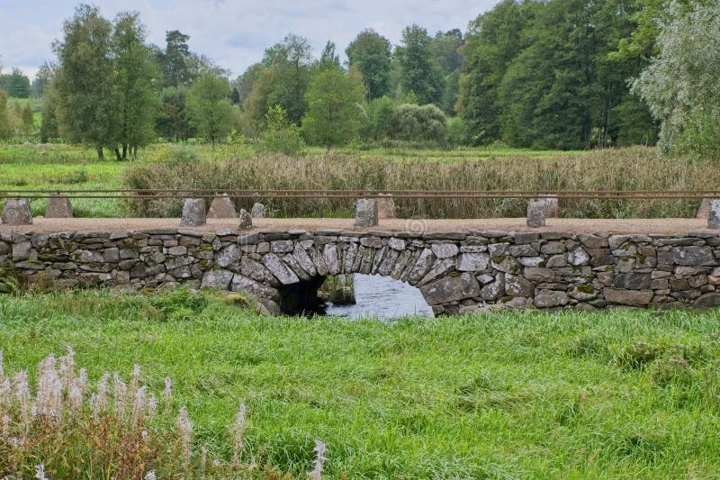 Old Stone Bridge Alvareds Bro in Skaraborg Sweden Stock Image - Image of outdoor, water: 383164161