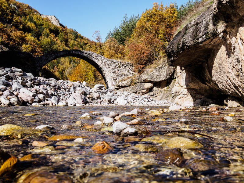 Old Stone Bridge in Bulgaria. Stock Photo - Image of roman, bulgaria ...