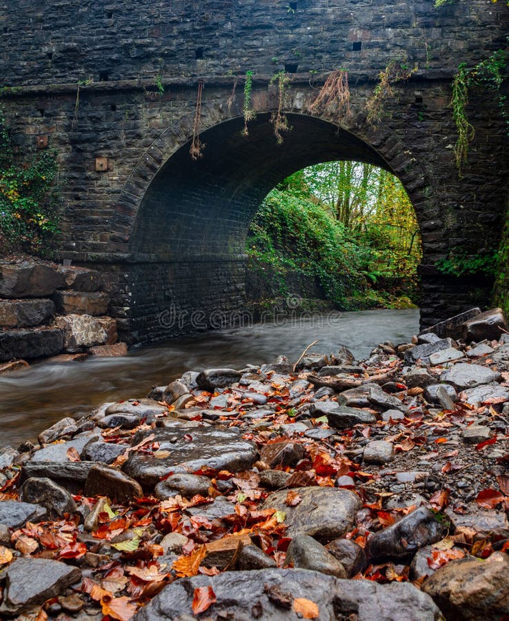 Old Stone Bridge Over a Calm River Stock Photo - Image of construction ...