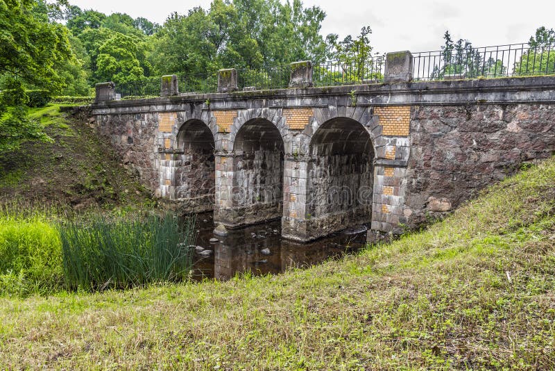 Small stone made bridge stock image. Image of cool, country - 13921197