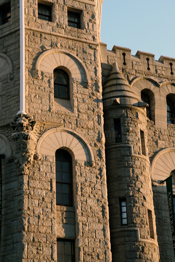Old stone building Boston stock photo. Image of historical - 3299760