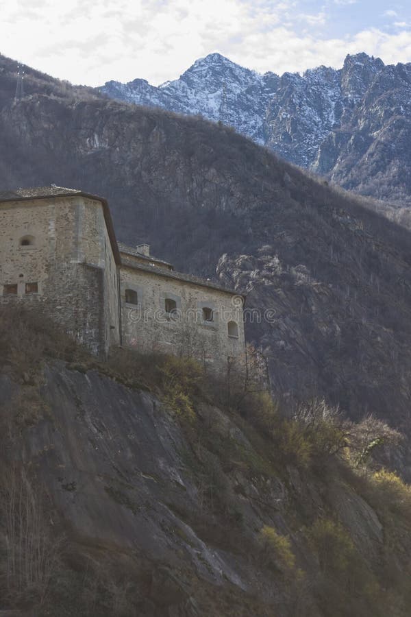 Old Stone Buildings in the Beautiful Mountains Stock Photo - Image of ...