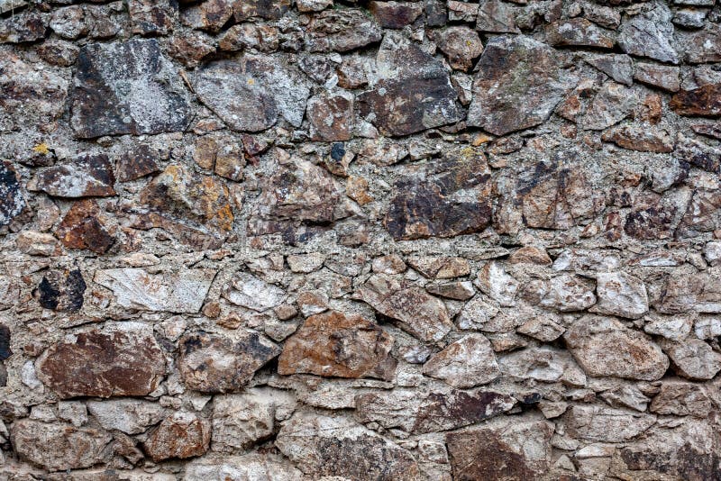Old Stone Castle Wall Texture. Stock Photo - Image of abstract, grey ...