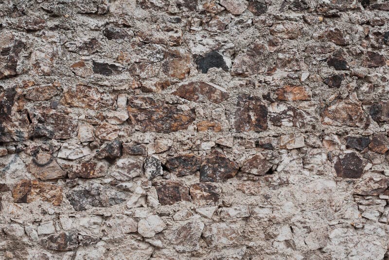 Old Stone Castle Wall Texture. Stock Photo - Image of material, cracked ...