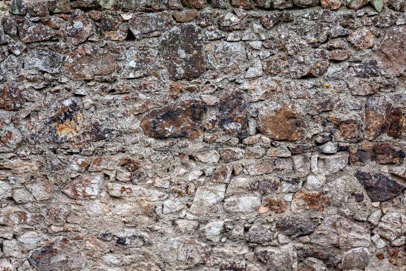 Old Stone Castle Wall Texture. Stock Photo - Image of antique, rock ...