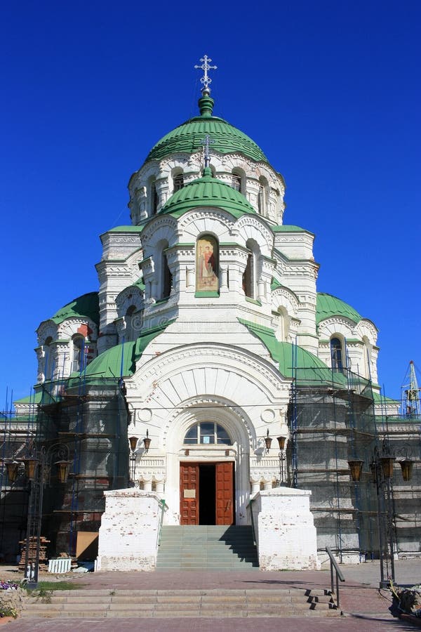 Old Stone Christian Orthodox Church Stock Photo - Image of columns ...