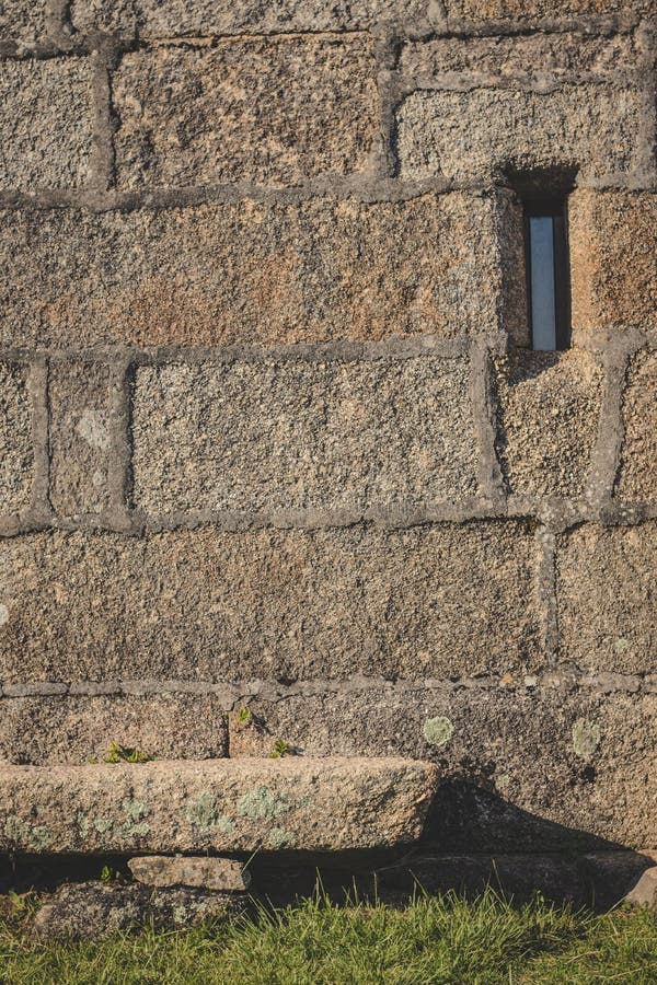 Old Stone Church with Bench Stock Photo - Image of tourism, scenery ...