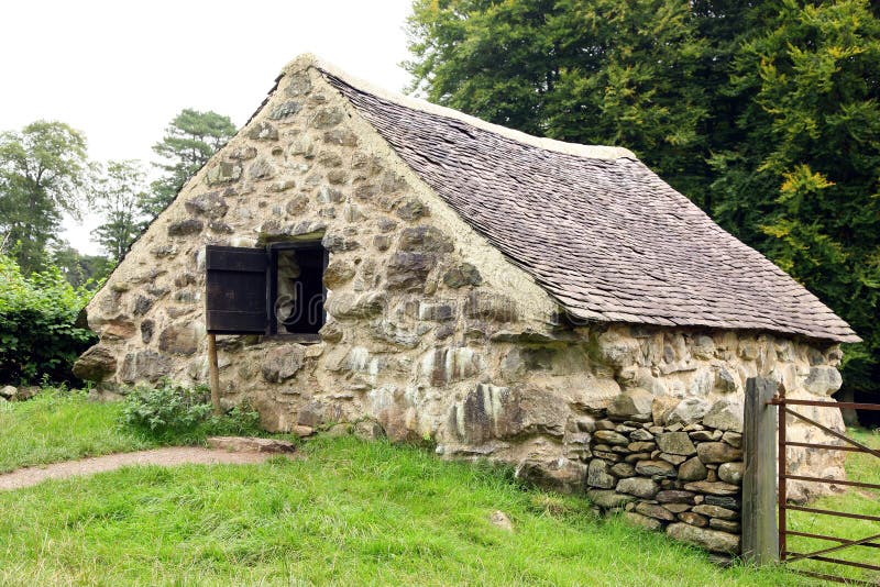 Stone Cottage in Countryside Stock Photo - Image of detached ...