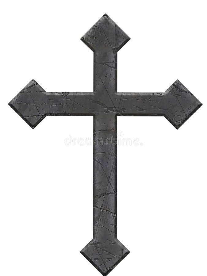 Old Stone Cross stock illustration. Illustration of scratch - 13462440
