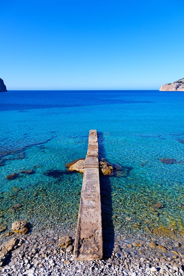 Stone Dock stock image. Image of white, moonb007, landscape - 22719859