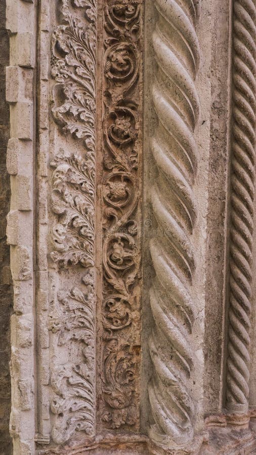 Old stone frame stock image. Image of material, concrete - 75974403