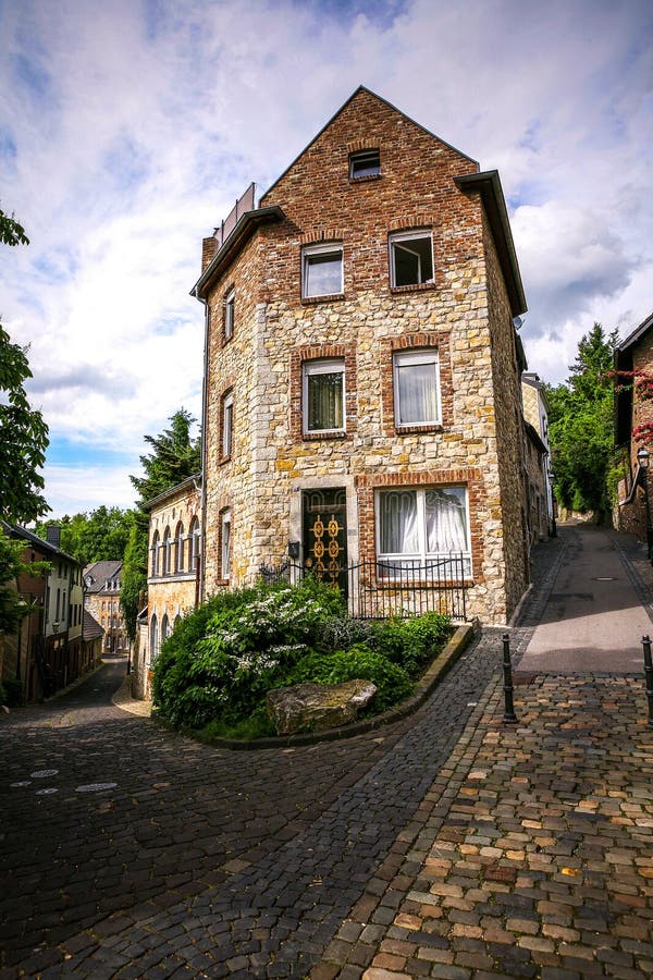 Old Stone Houses in the Old Town. Stock Image - Image of building ...