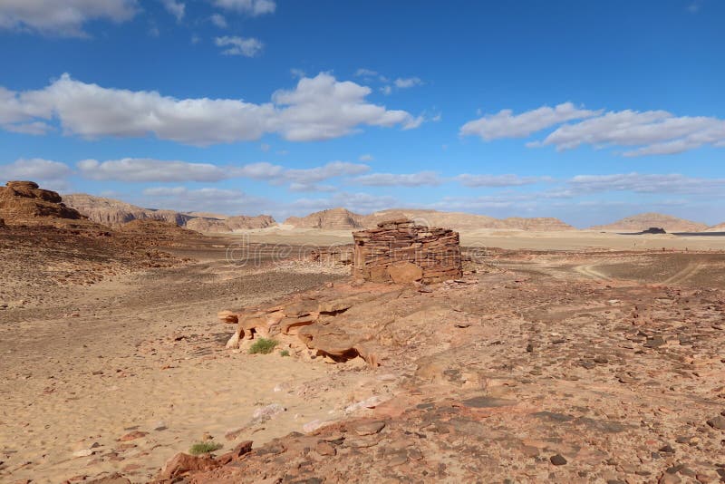 Old Stone Made Nawamis Structures in Sinai Stock Image - Image of ...