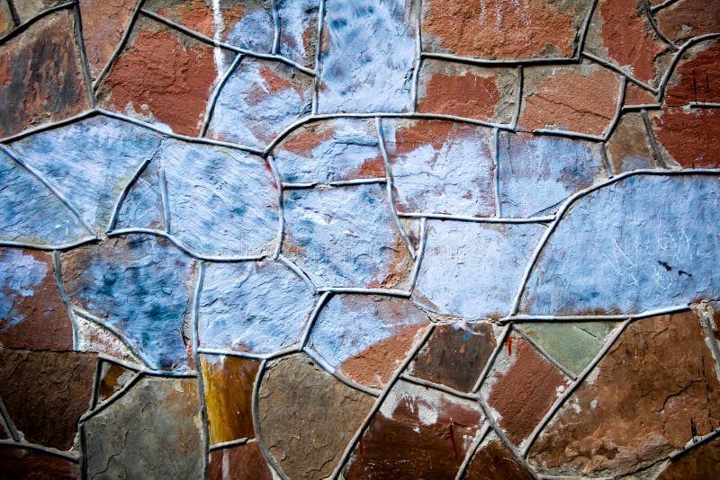 Old Stone Masonry Wall Texture Background with Irregular Pattern Stock ...