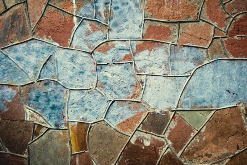 Old Stone Masonry Wall Texture Background with Irregular Pattern Stock ...