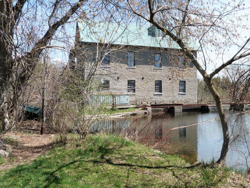 Old Stone Mill on Trent River Stock Photo - Image of mill, stone: 148274880