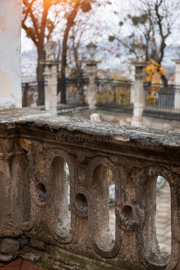 Old stone parapet stock image. Image of beautiful, landmark - 263255889