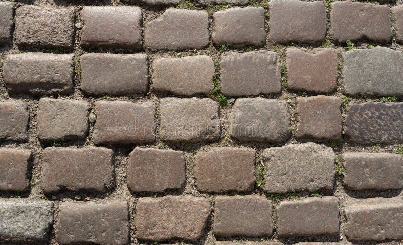 Old Stone Pavement Texture Background, Granite Cobblestone Road Pattern ...