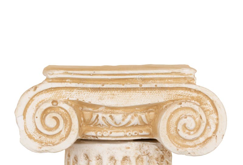 Old Stone Pillar Top Stand for Display Stock Photo - Image of roman ...