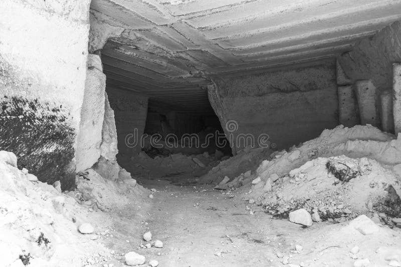 Old Stone Quarry Still Active Stock Photo - Image of digger, marble ...