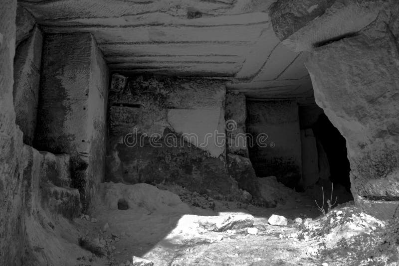 Old Stone Quarry Still Active One Stock Photo - Image of industrial ...