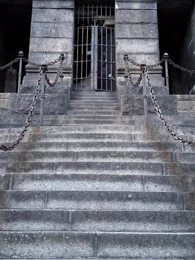 Old stone staircase stock image. Image of weathered, stone - 98393297