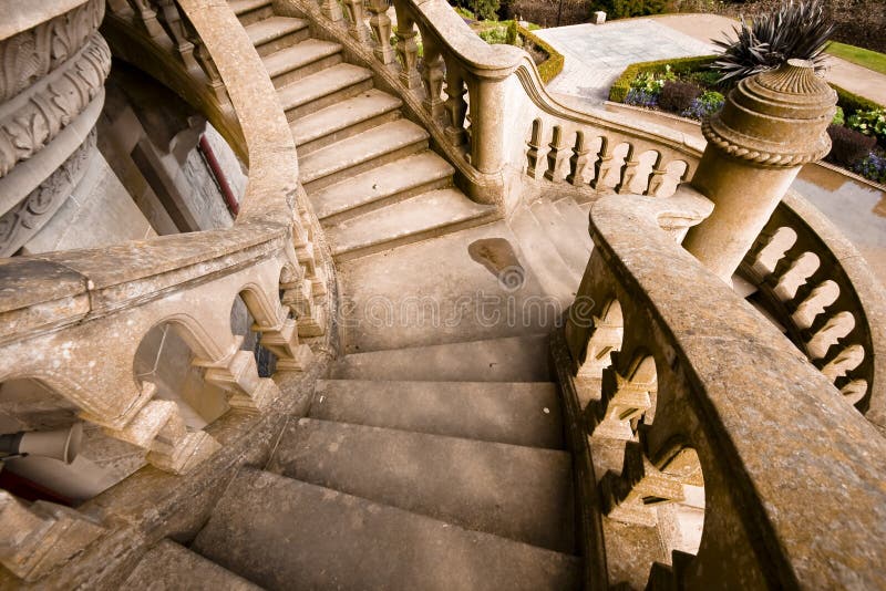 Old stone stairs stock image. Image of construction, white - 19161187