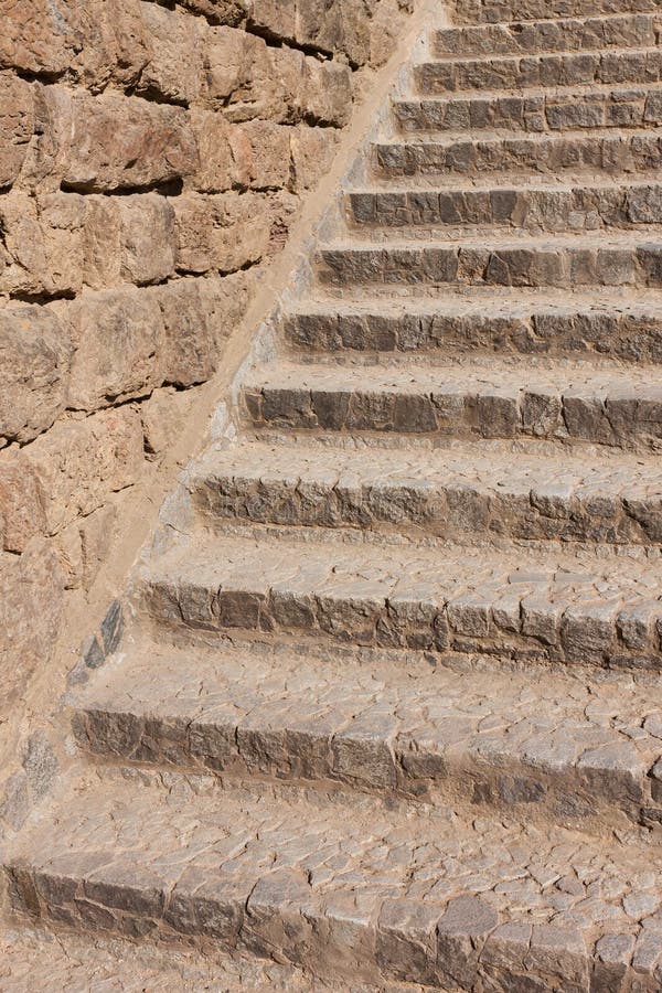 Old stone stairs stock image. Image of exterior, brava - 30524203