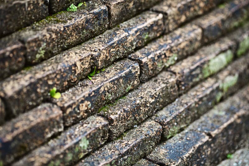 Old Stone Steps of the Ancient Temple Stock Image - Image of imperfect ...