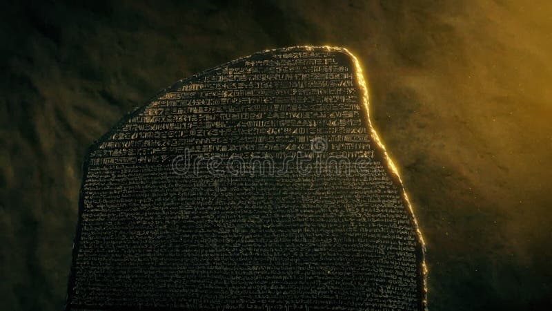 Ancient Language Carved Stone Tablet Stock Video - Video of tablets ...