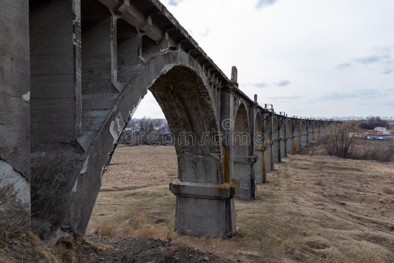 Old Stone Train Bridge Viaduct Stock Photo - Image of tourism, landmark ...
