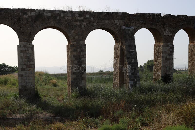 Old Stone Viaduct in the City of Acre Stock Photo - Image of stones ...