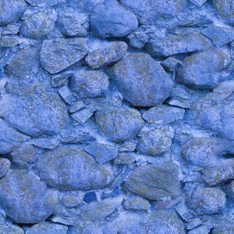 An Old Stone Wall. Background of Blue Stones. Stone Texture. Seamless ...