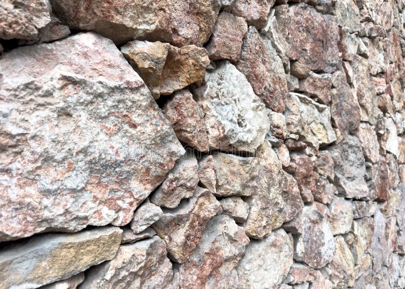 Old Stone Wall Background Texture. Close Up Shot Stock Image - Image of ...