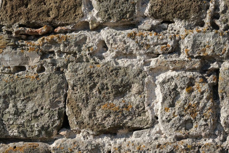 Old Stone Wall Background. the Walls of the Old Wall. Stock Image ...
