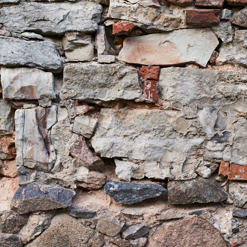 Old stone wall fragment stock photo. Image of aged, mason - 45813038