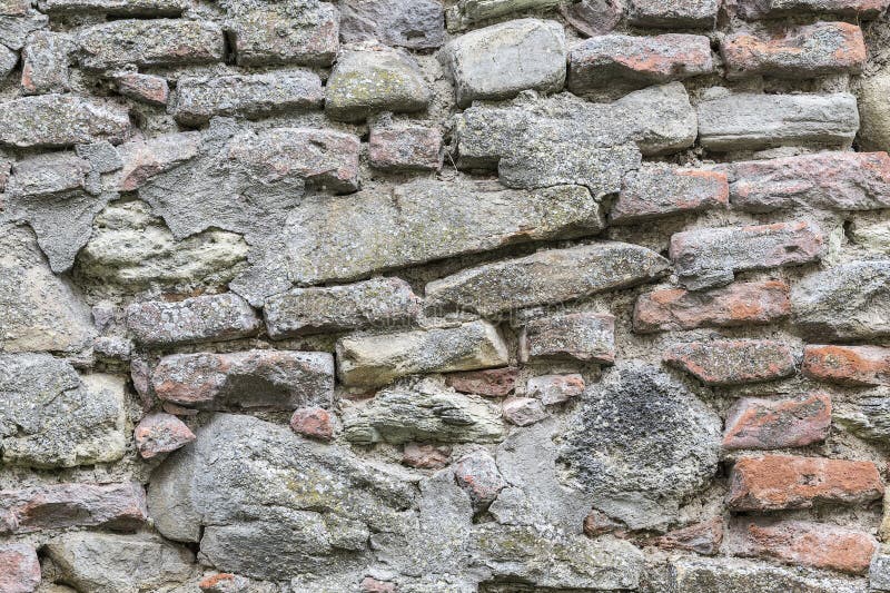 Uneven Stone Wall - Rustic Surface Stock Photo - Image of handcraft ...