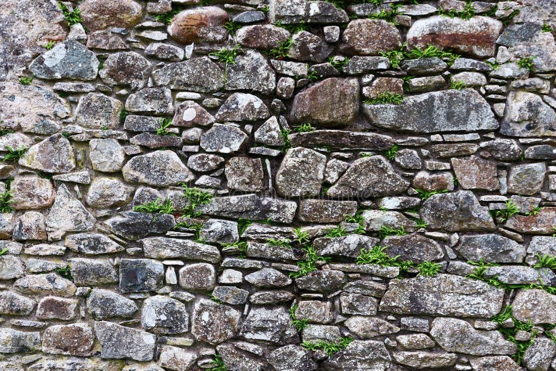An Old Stone Wall from the Middle Ages Stock Photo - Image of rocks ...