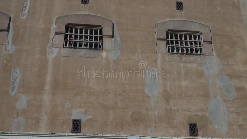 Windows with Bars with Flashing White Scratches Stock Footage - Video ...