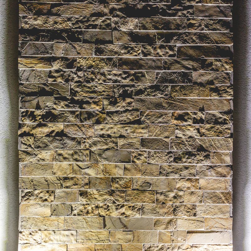 Old Stone Wall Texture at Night with Illuminati Stock Photo - Image of ...