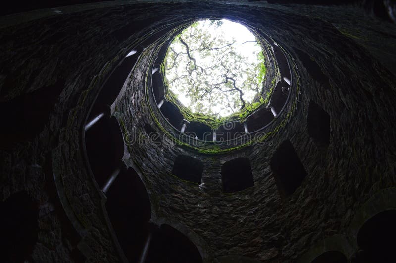 Old stone well in Sintra stock photo. Image of stone - 325721920