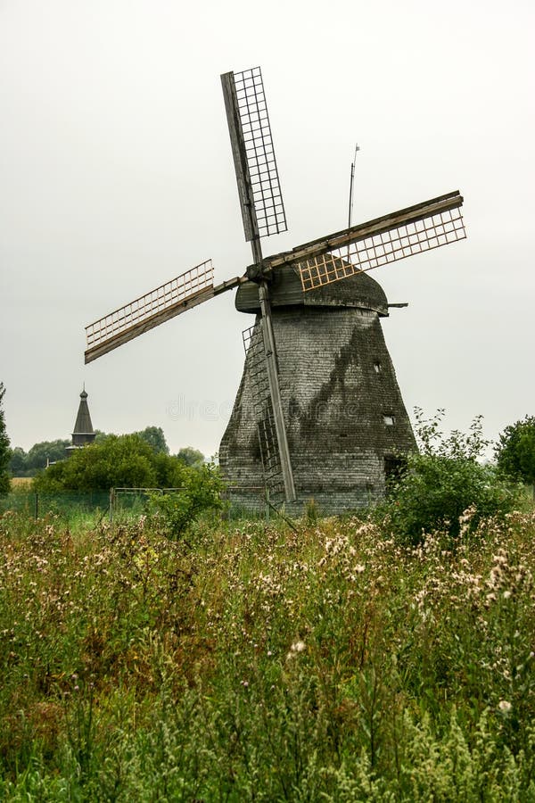 An old stone windmill stock image. Image of arches, agricultural - 41841089