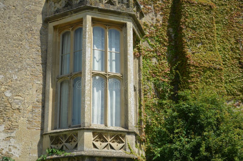 Old Stone Window with Stone Mullion Windows Stock Photo - Image of ...